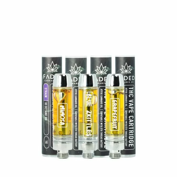 THC Vape Carts by Faded Cannabis Co. | Bulk Cannabis